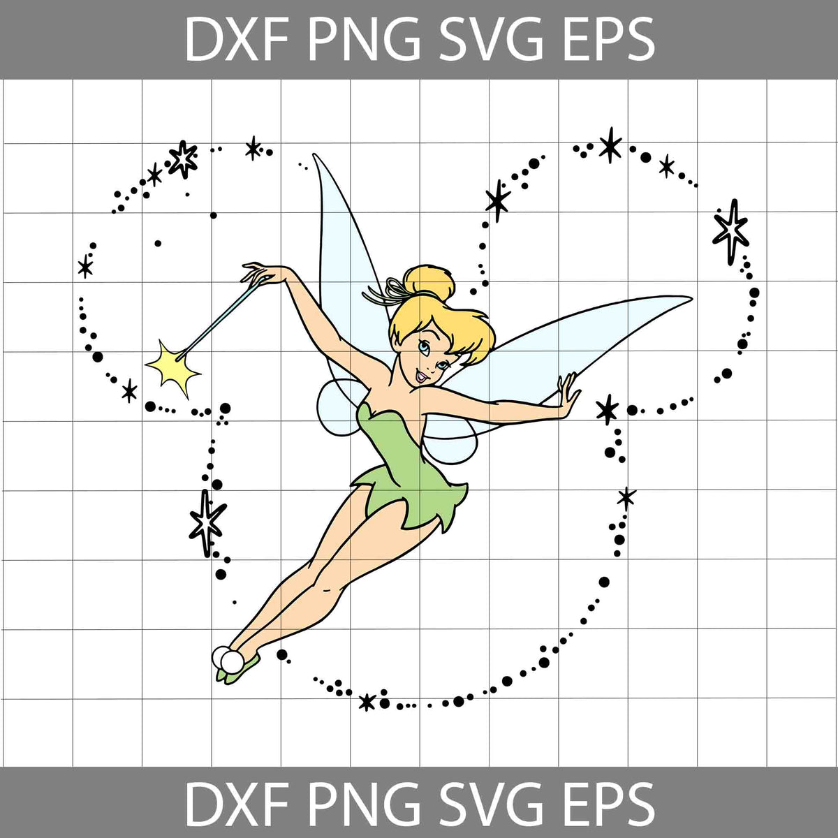 Groovy Tinker Bell Mickey Ear Svg, Tinker Bell Svg, Cartoon Svg, Cricut ...