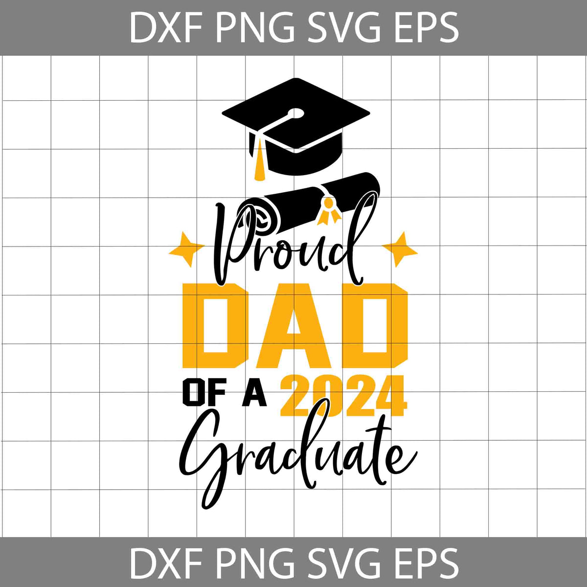Proud Dad Of A Graduate 2024 Svg, Dad Svg, Graduation Svg, Dad Svg, Ca ...