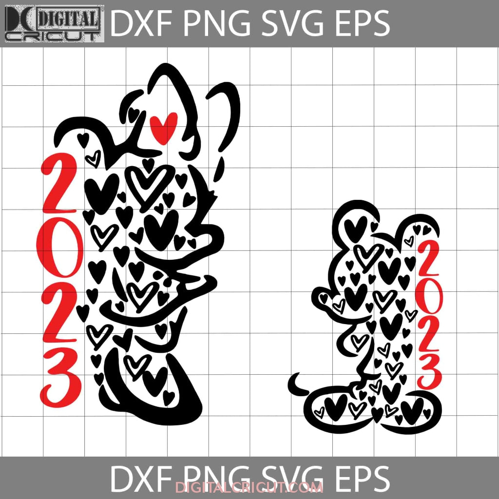 2023 Heart Svg, Valentine's day Svg, Gift Svg, Cricut File, Clipart ...