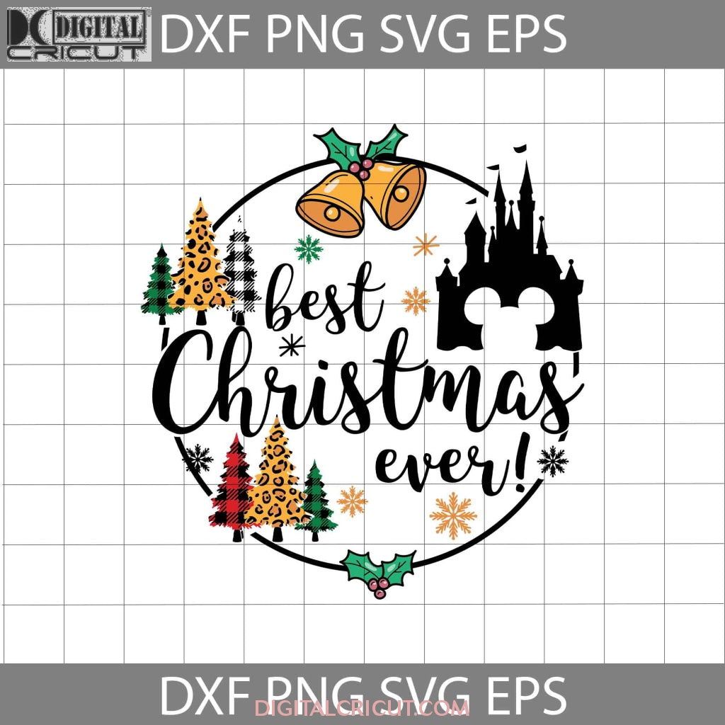 Best Christmas Ever Svg, Christmas Tree Svg, Castle Svg, Christmas Svg ...