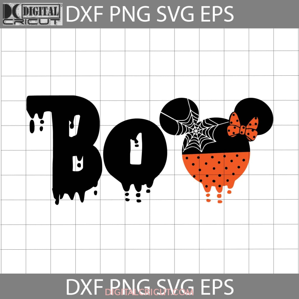 Boo Minnie Mouse Svg, Cartoon Svg, Characters Friends svg, Halloween G ...