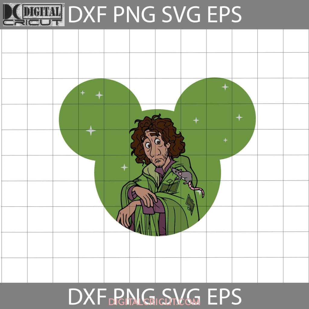 Bruno Mickey Head Svg, Encanto Svg, Cartoon Svg, Cricut File, Clipart ...