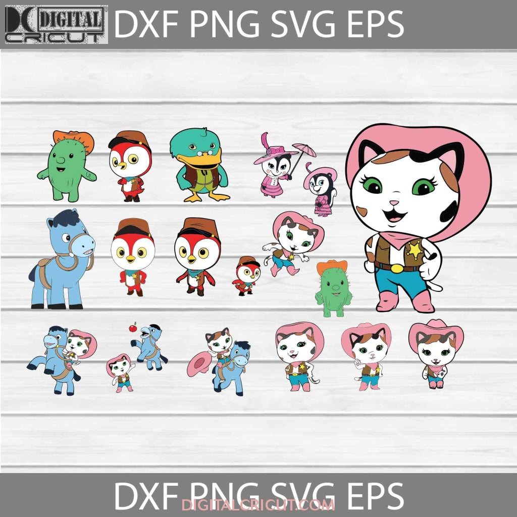 Callie Svg, Peck Svg, Toby Svg, Sparky Svg, Priscilla Skunk svg, Doc Q ...