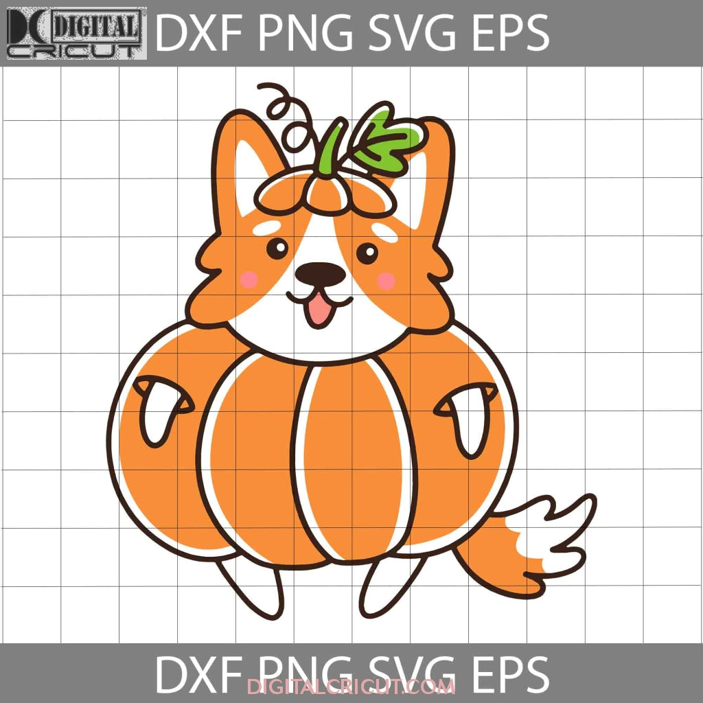 Corgi Pumpkin Svg, Dog Svg, Halloween Svg, Cricut File, Clipart, Svg ...