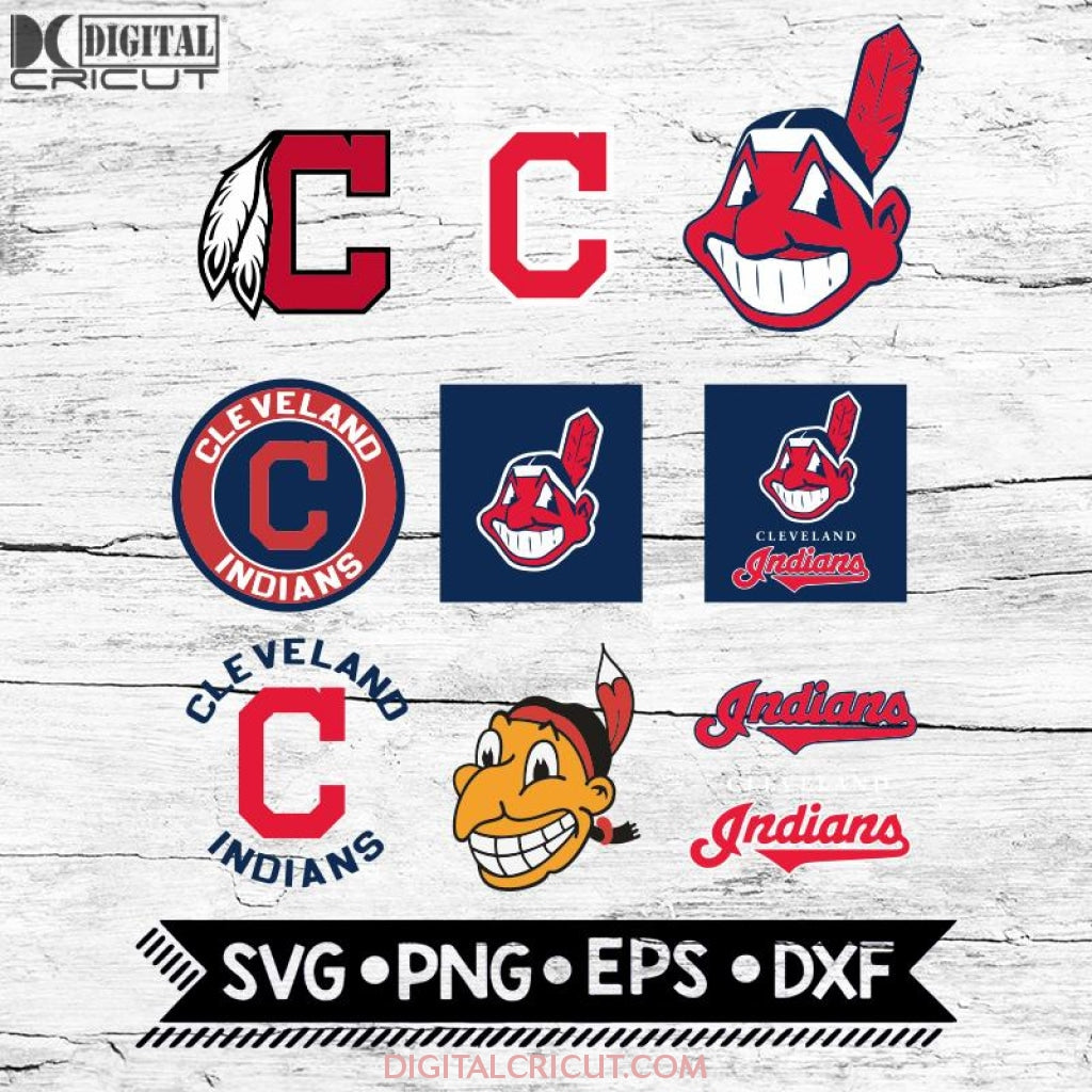 Cleveland Indians Svg, Love Baseball Svg, Baseball Team Svg, MLB Svg ...