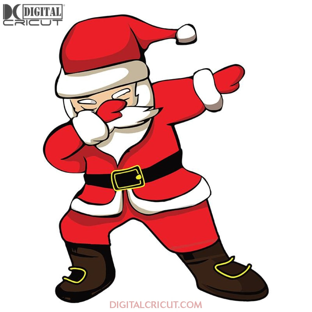 Dabbing Santa Christmas Svg, Santa Claus Dab Svg, Cricut File, Clipart ...