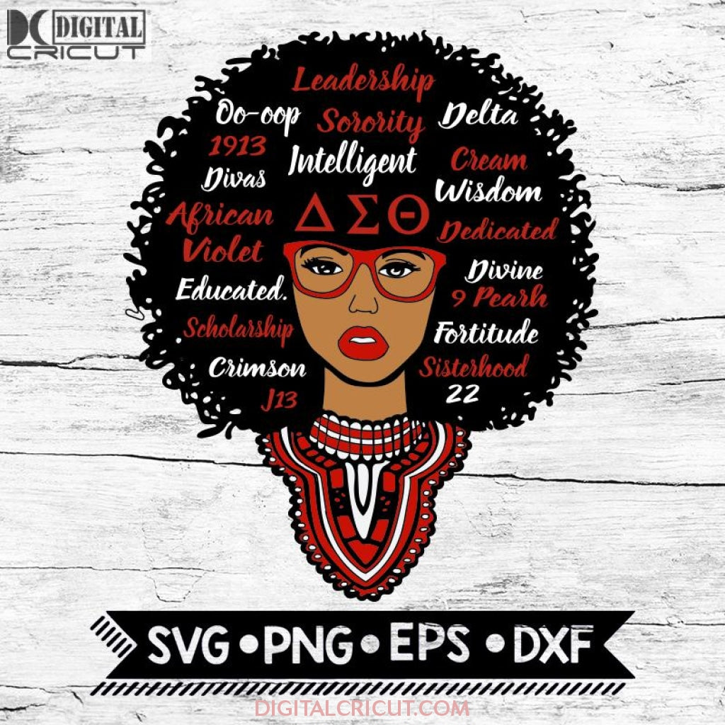 Delta Sigma Theta Sorority SVG PNG DXF EPS Download Files – Digitalcricut