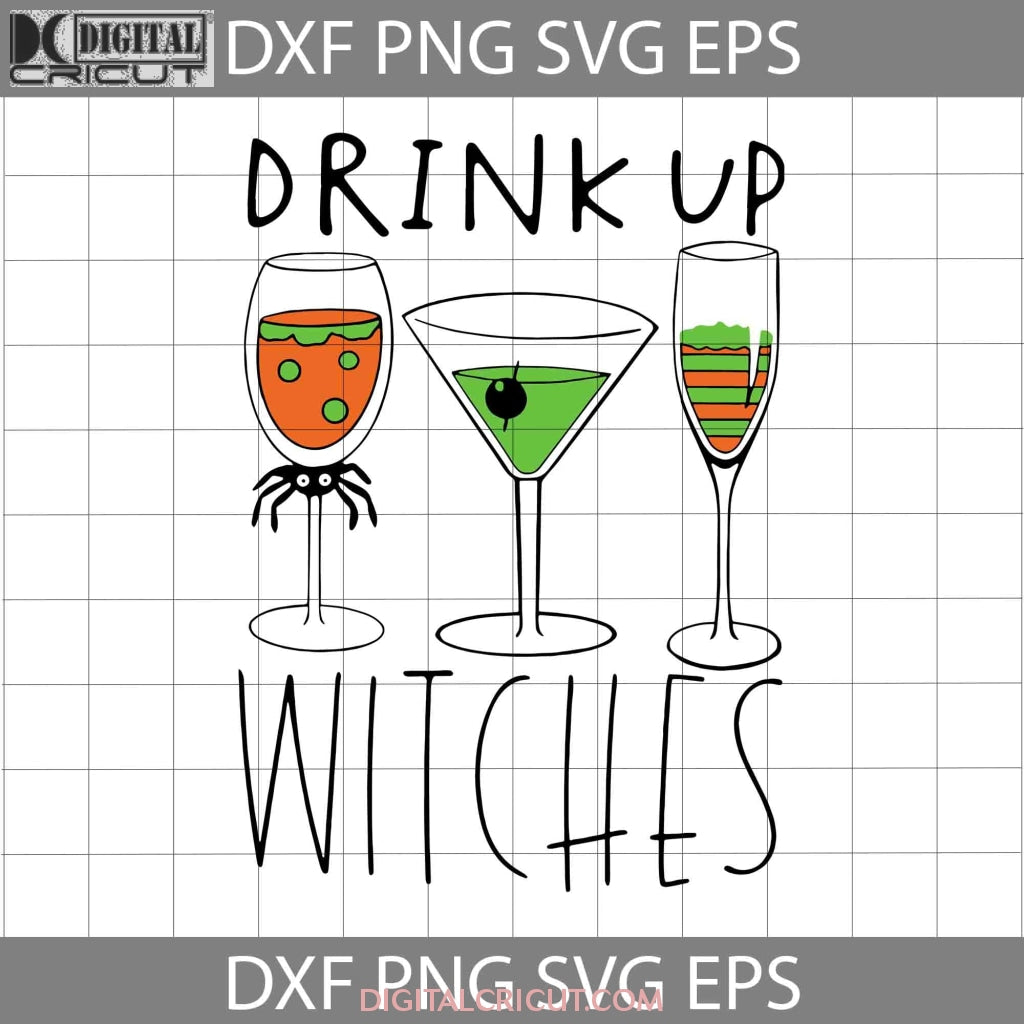 Drinking with the Witch Svg, Drink Up Witches Svg, Wine Witch Svg ...
