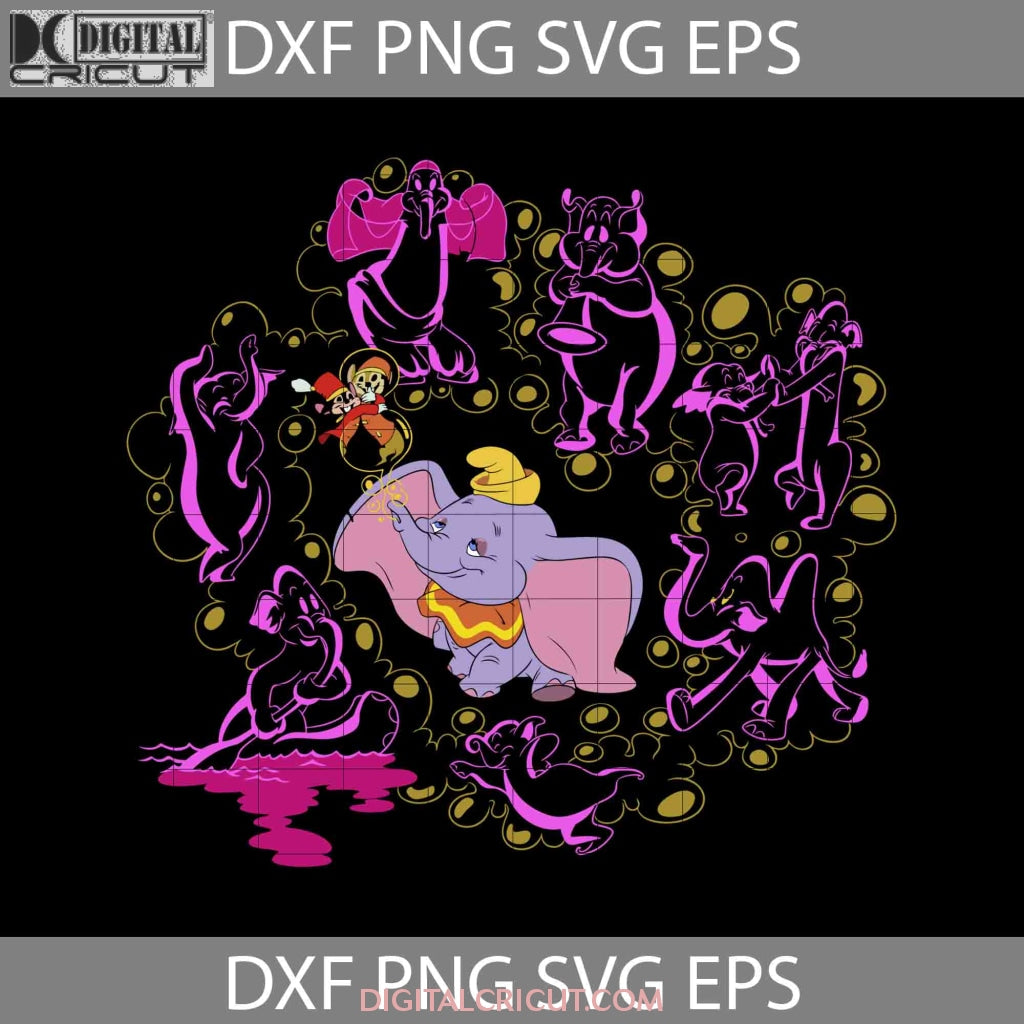 Dumbo Nightmare Svg, Elephant Svg, Halloween svg, Halloween gift svg ...