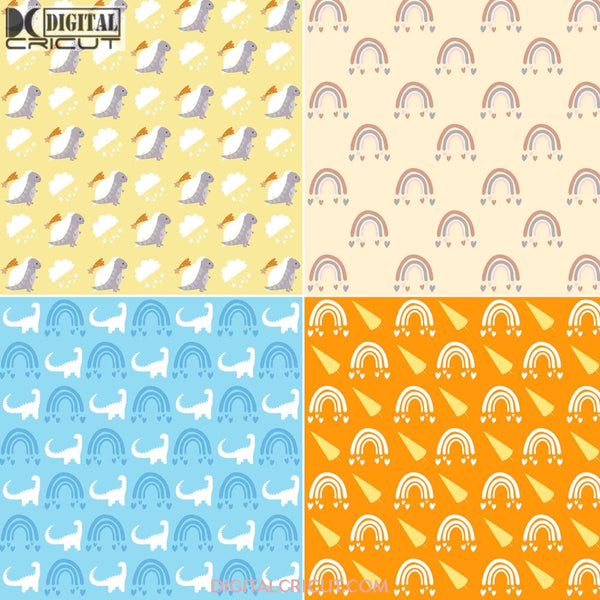 Farm Pack Seamless Pattern, Digital Papers, Scrapbook Papers, Pattern ...