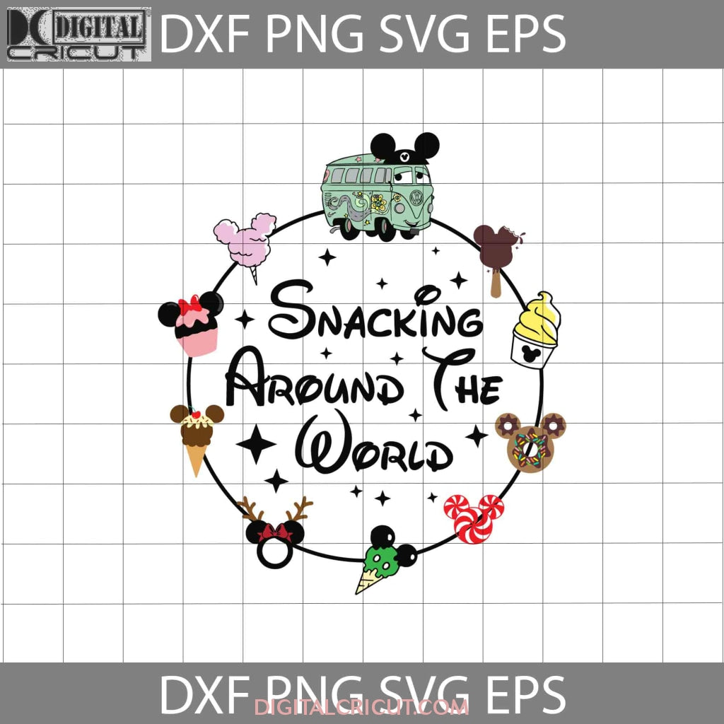 Fillmore Snacks Mickey Mouse Ears Svg, Snacking Around The World Svg ...