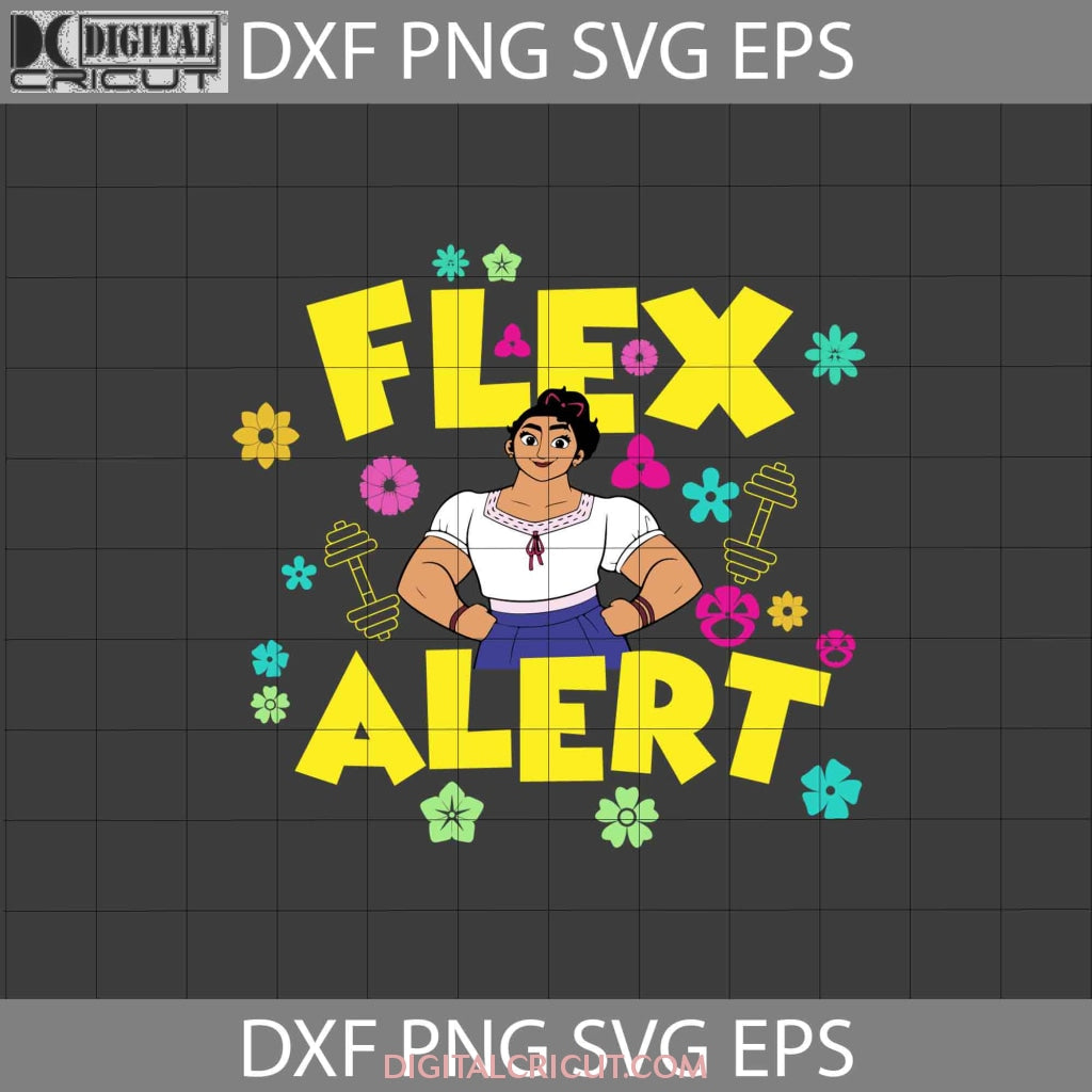 Flex Alert Svg, Luisa Svg, Encanto Svg, Cartoon Svg, Cricut File, Clip ...