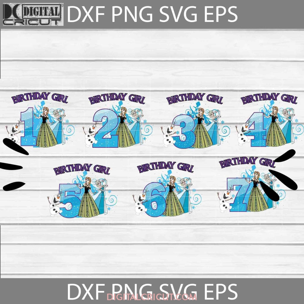 Frozen Birthday Svg, Bundle, Birthday Girl svg, Birthday svg, Cricut F ...