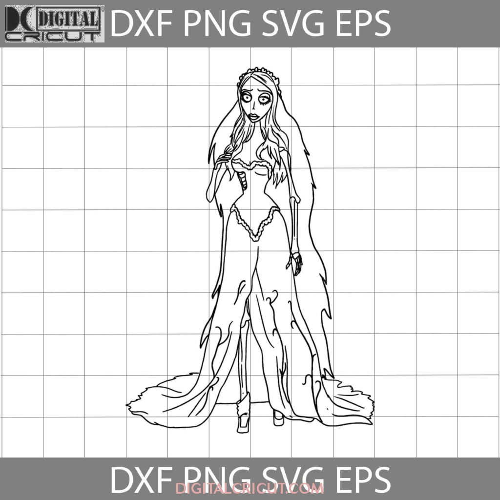 Ghost Girl Svg, Ghost Bride svg, Halloween Svg, cricut File, Clipart ...