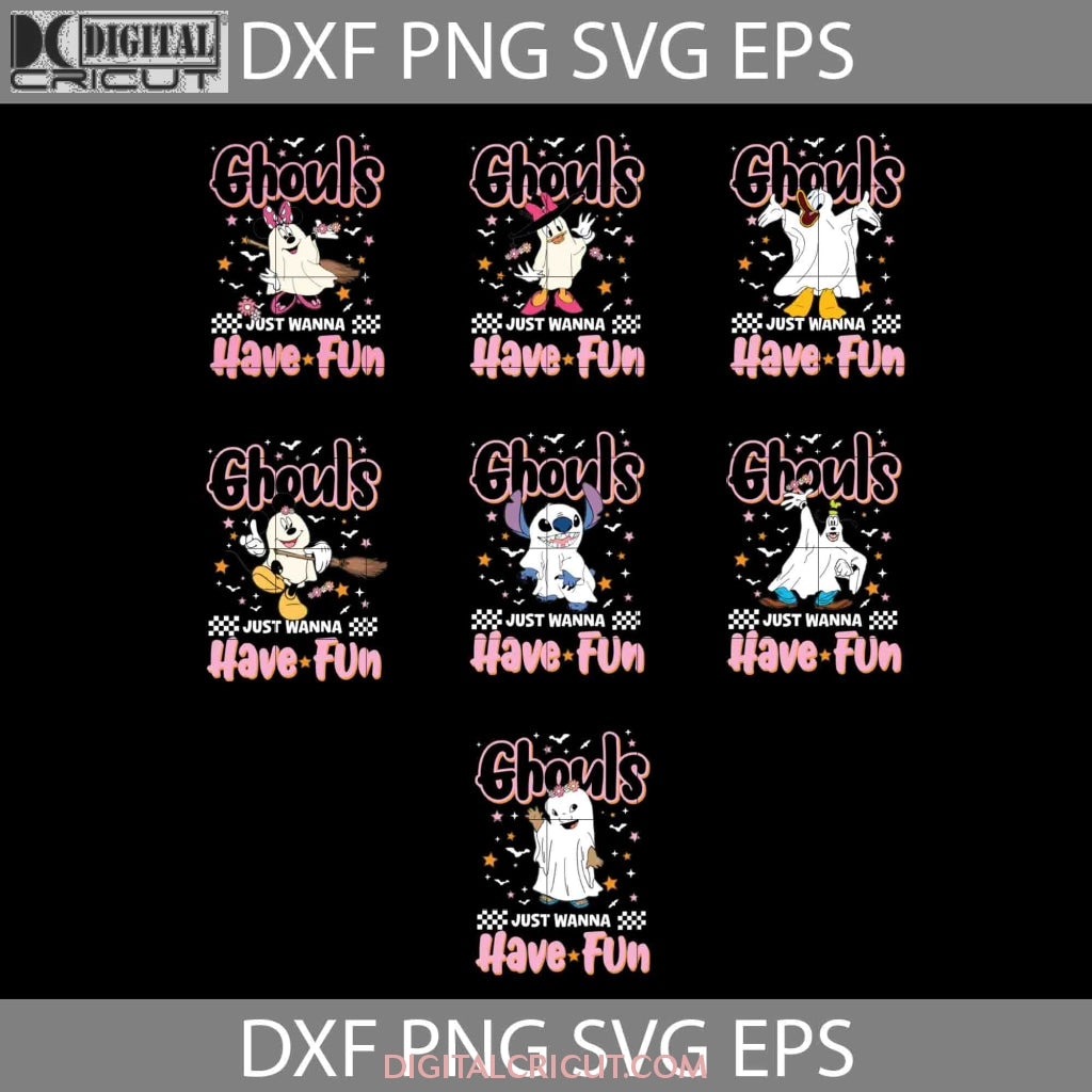 Ghouls Just Wanna Have Fun Svg, Mickey And Friends Boo svg, Lilo And ...