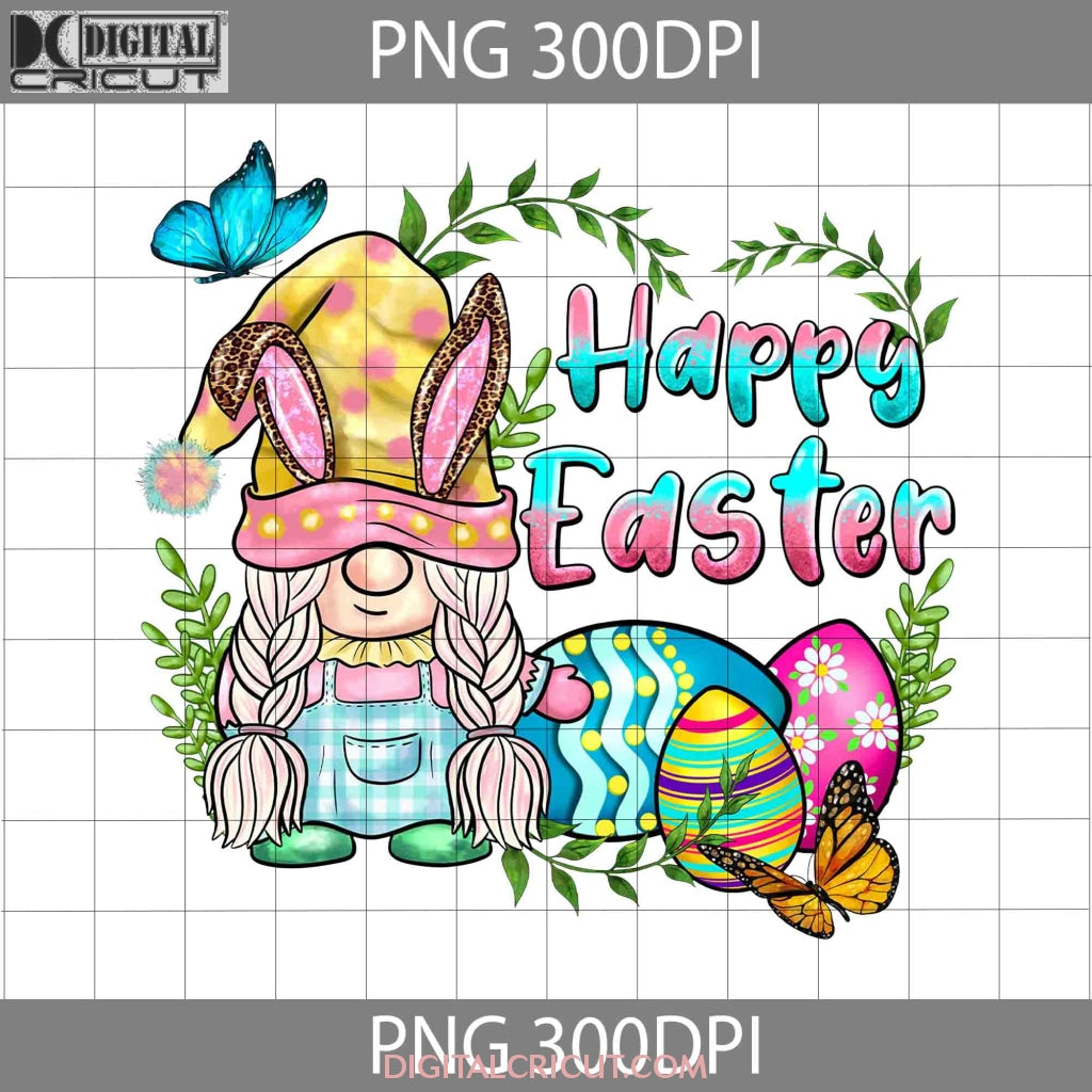Happy Easter Png, Bunny Gnome Png, Sublimation, Rabbit Png, Easter's D ...