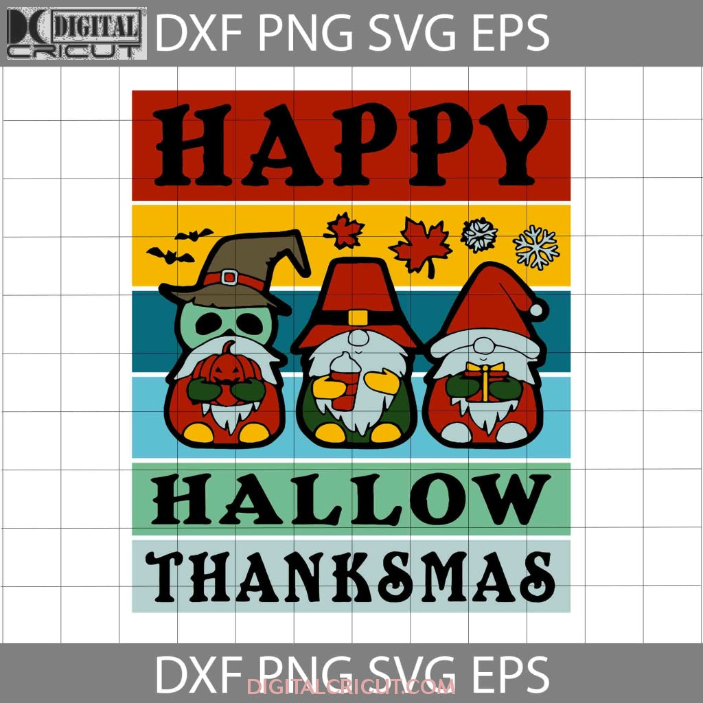 Happy hallow thanksmas SVG, Halloween Svg, Halloween Svg, Cricut File ...