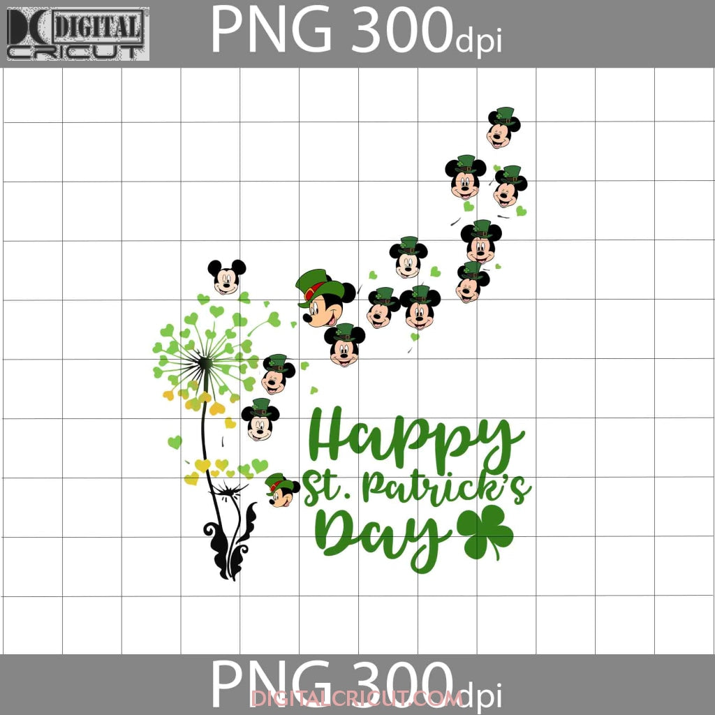 Happy St. Patrick's Day Svg, Delion St Patrick Flower Svg, St Patrick's ...