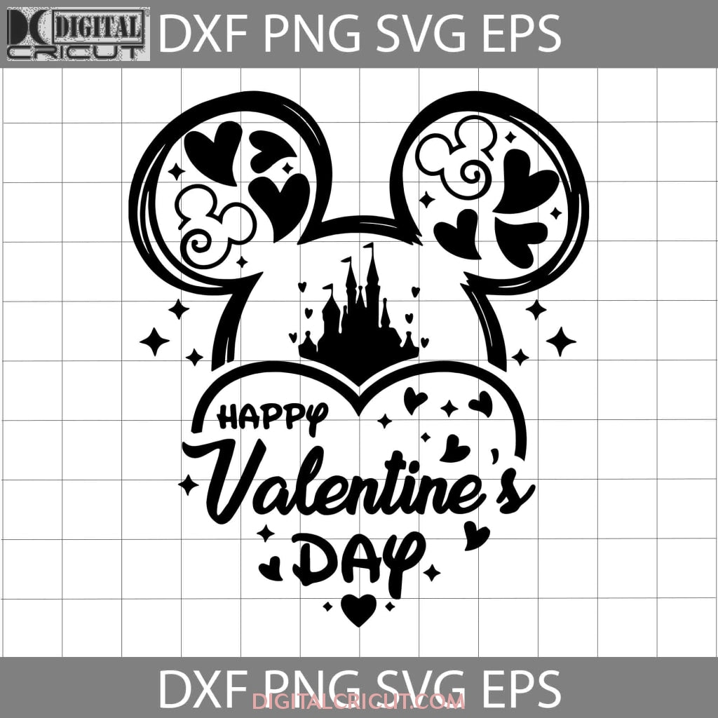 Happy Valentine's Day Svg, Valentine's Day Svg, Cricut File, Clipart ...