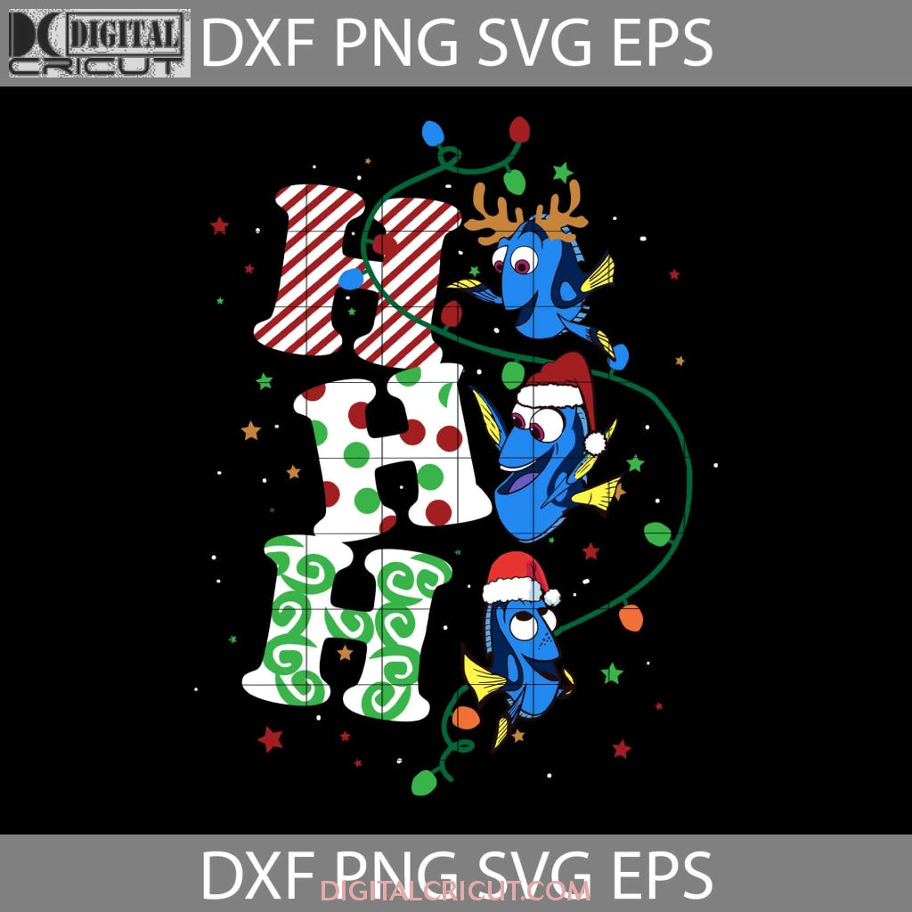 Hohoho SVg, Dory Santa SVg, Finding Nemo Svg, Cartoon SVg, Christmas S ...