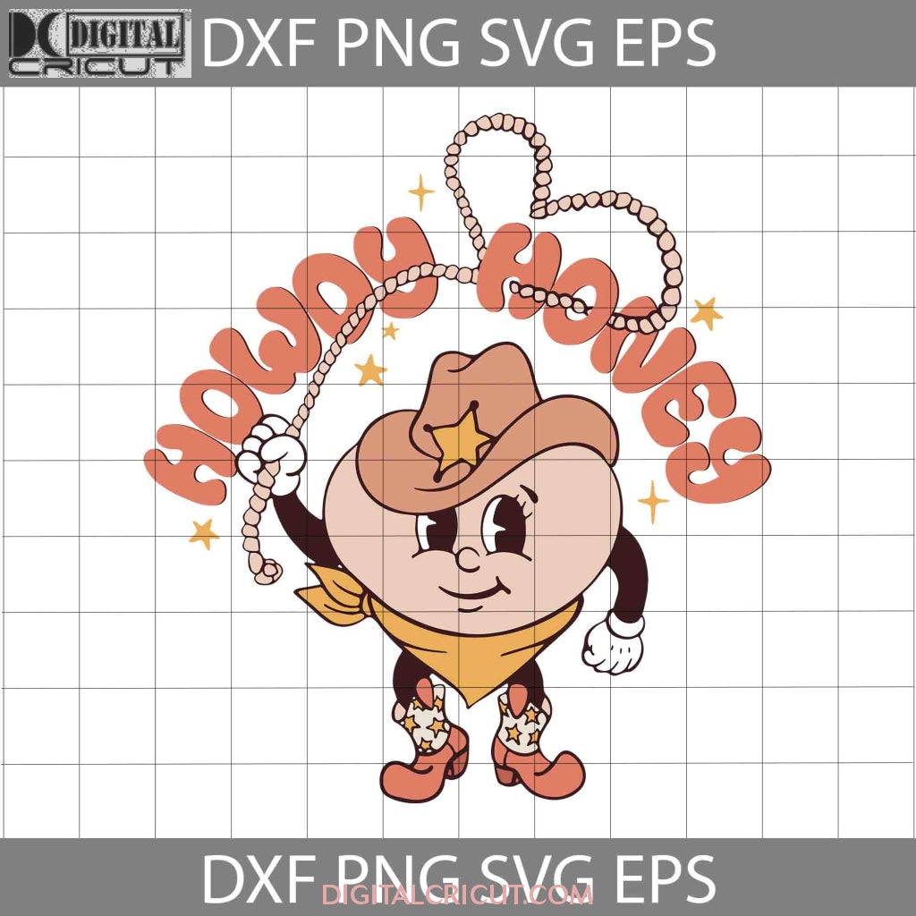 Howdy Honey Svg, Howdy Western Svg, Cowboy Heart Svg, Valentine's Day ...