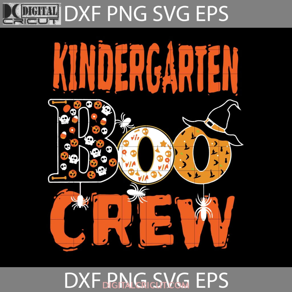 Kindergarten boo crew svg, Halloween Svg, Halloween Gift Svg, Funny, C ...