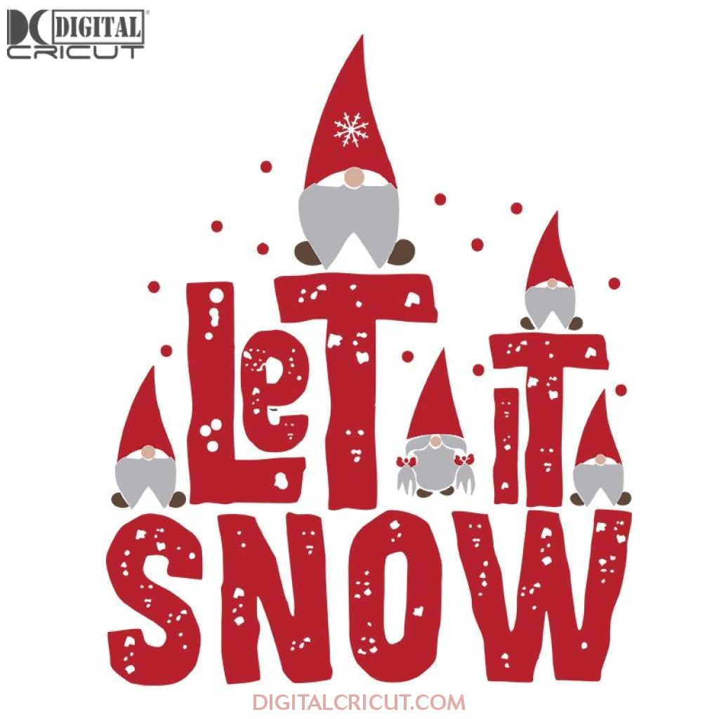 Let It Snow Svg, Santa Svg, Snowman Svg, Christmas Svg, Merry Christma ...