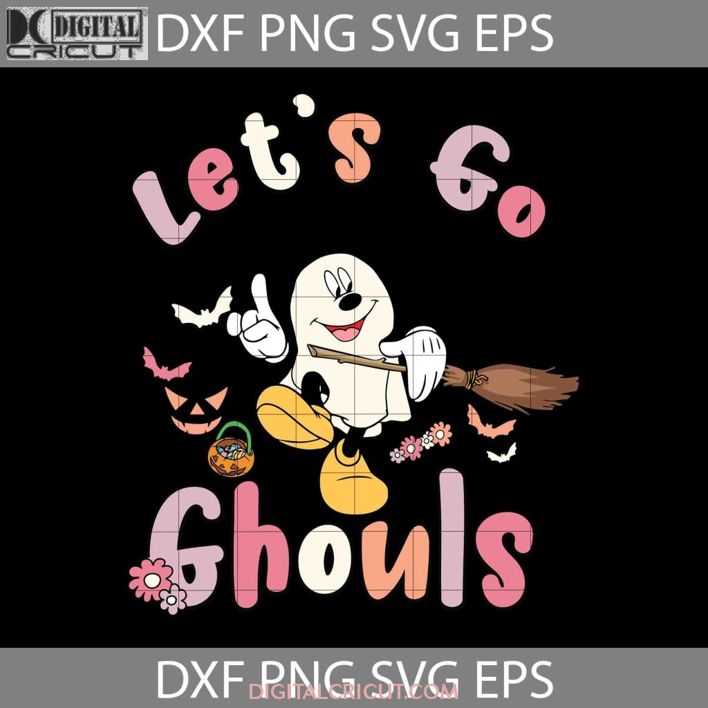 Let's Go Ghouls Svg, Ghost Svg, Halloween Svg, Cricut File, Clipart ...