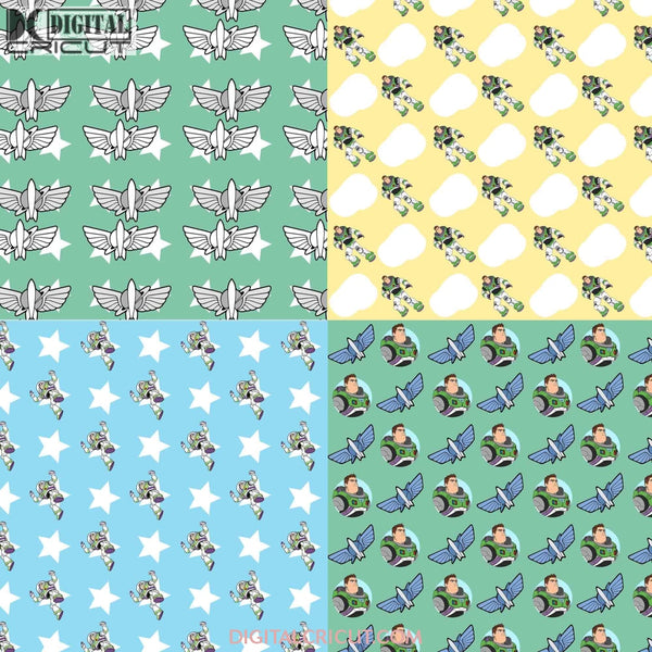 Light Seamless Pattern, Digital Papers, Scrapbook Papers, Pattern Paper ...