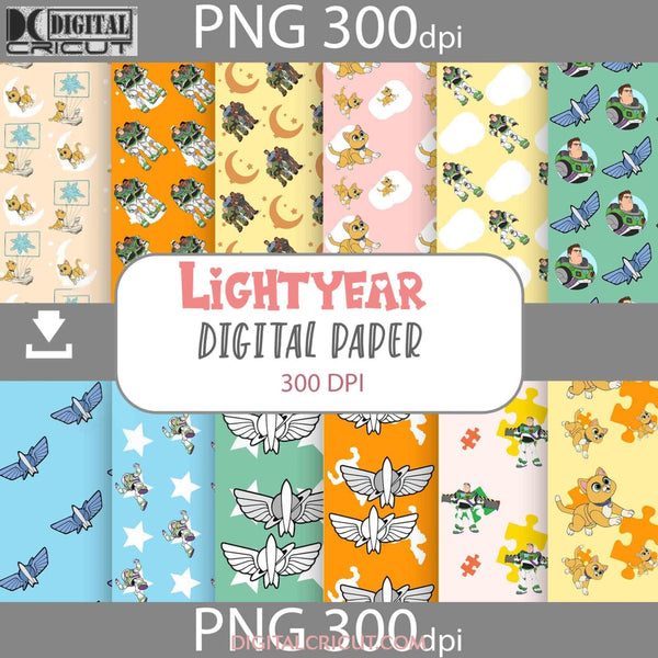 Light Seamless Pattern, Digital Papers, Scrapbook Papers, Pattern Paper ...
