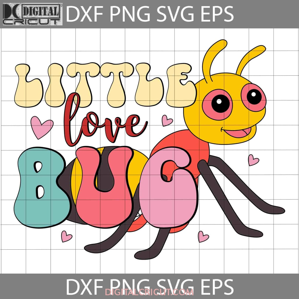 Little Love Bug Svg, Bee Valentine Svg, Love Svg, Valentine's Day Svg ...