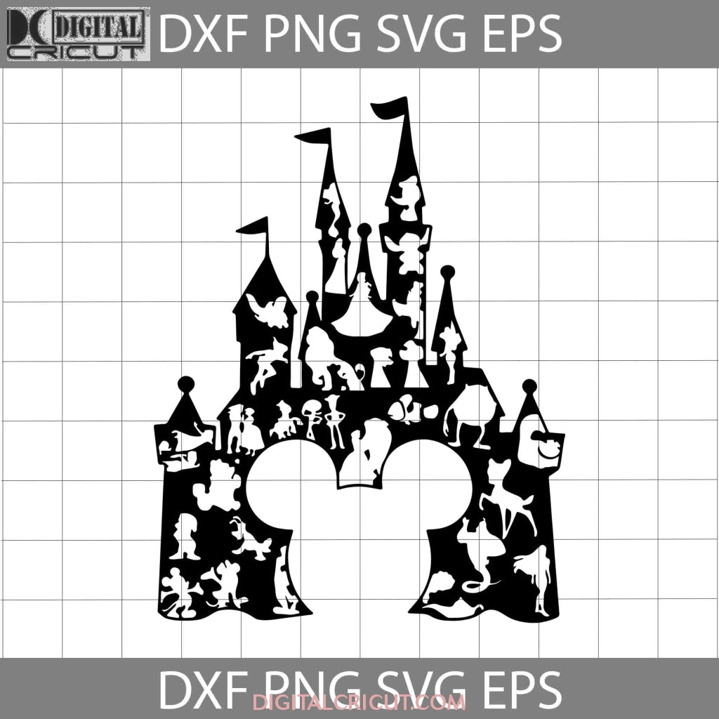 Magic Kingdom Svg, Cartoon Svg, Cricut File, Clipart, Svg, Png, Eps ...