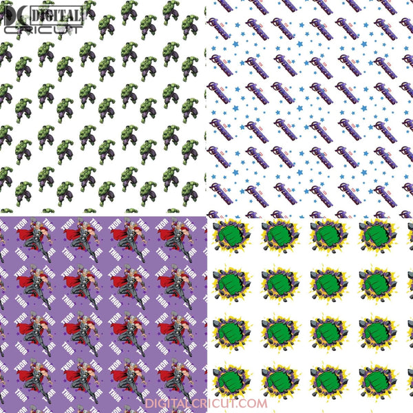 Seamless Pattern, Digital Papers, Scrapbook Papers, Pattern Paper ...