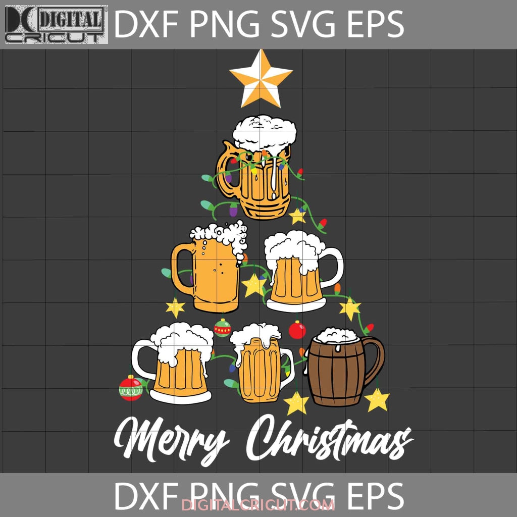 Merry Christmas Svg, Beer Svg, Christmas Tree Svg, Christmas Svg ...