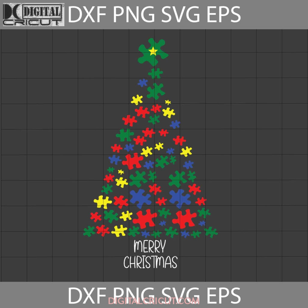 Merry Christmas Svg, Puzzle Svg, Autism Awareness Christmas Tree svg ... Merry Christmas Svg, Puzzle Svg, Autism Awareness Christmas Tree svg ...