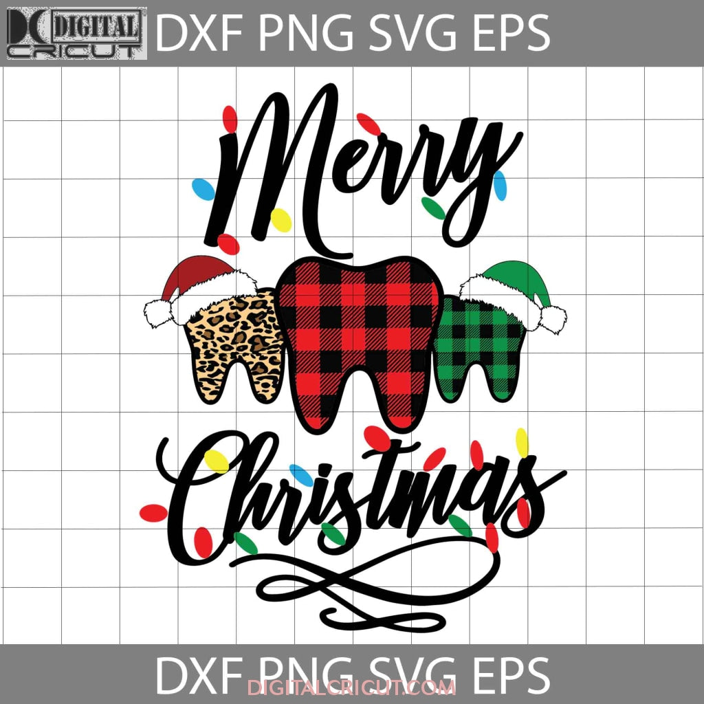 Merry Christmas teeth Png, Teeth Leopard Santa SVg, Christmas Svg ...