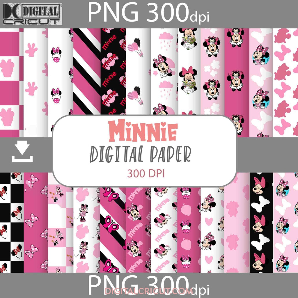 Mouse Seamless Pattern, Digital Papers, Scrapbook Papers, Pattern Pape ...