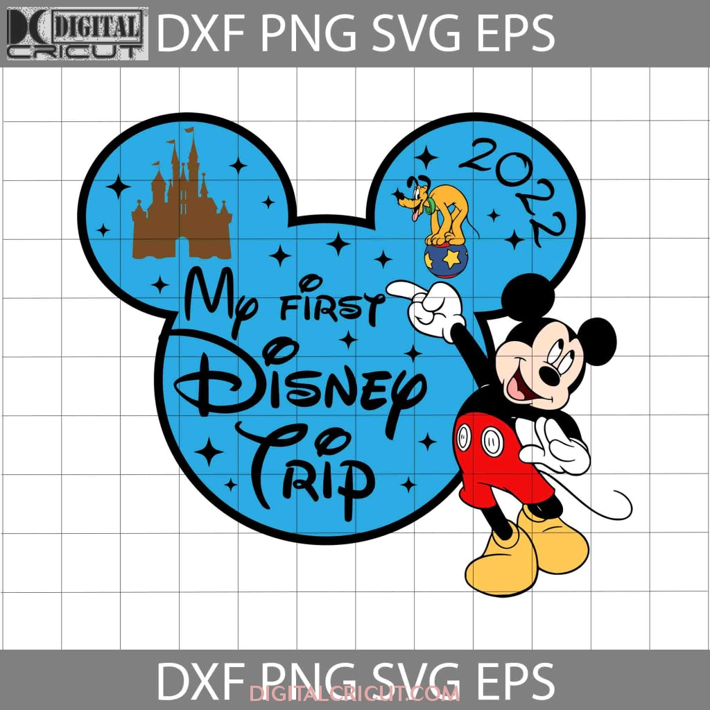 My First Trip svg, Mickey trip svg, First Vacation Svg, Cartoon Svg, C ...