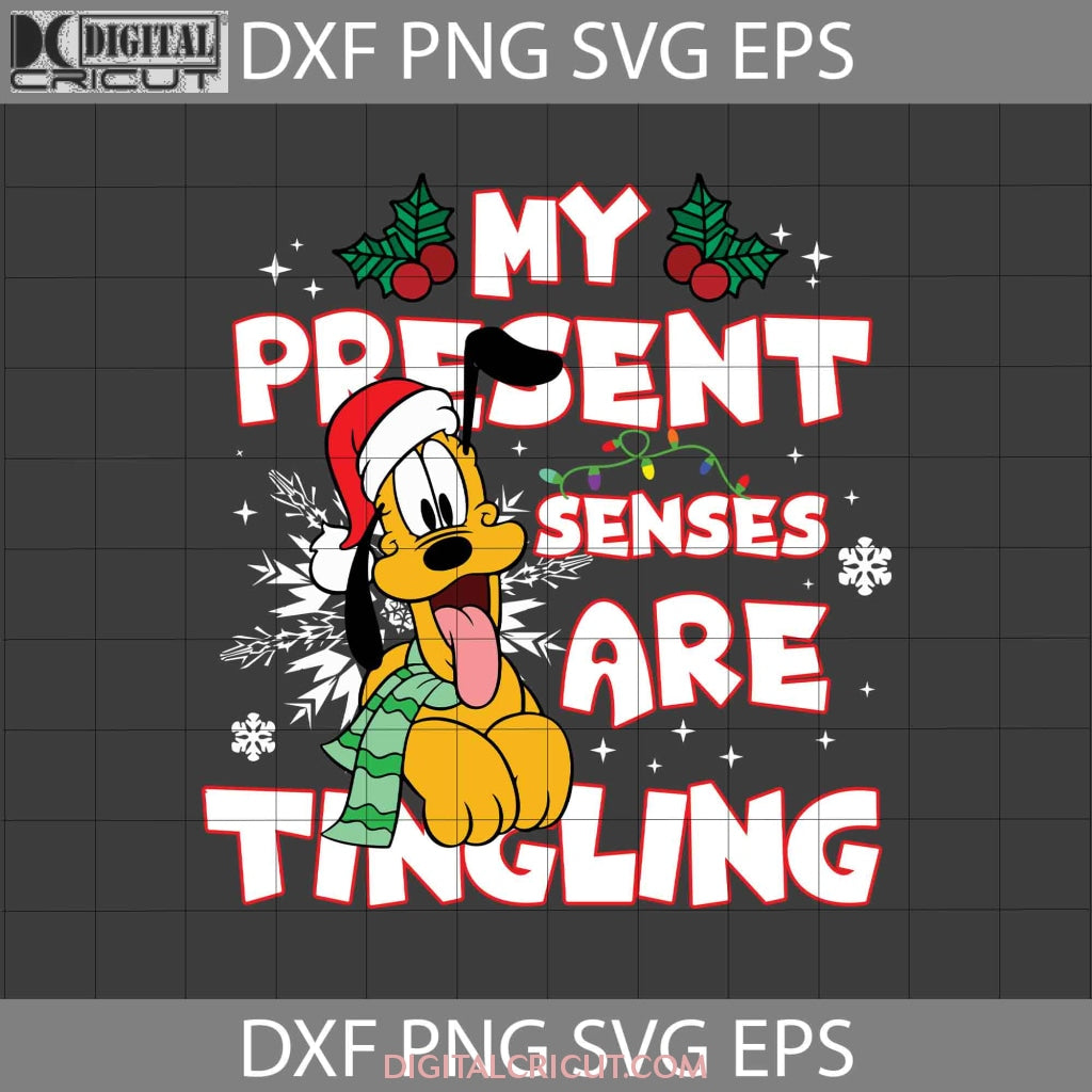 My Present Sense Are Tingling Svg, Dog Svg, Christmas Svg, Gift Svg ...