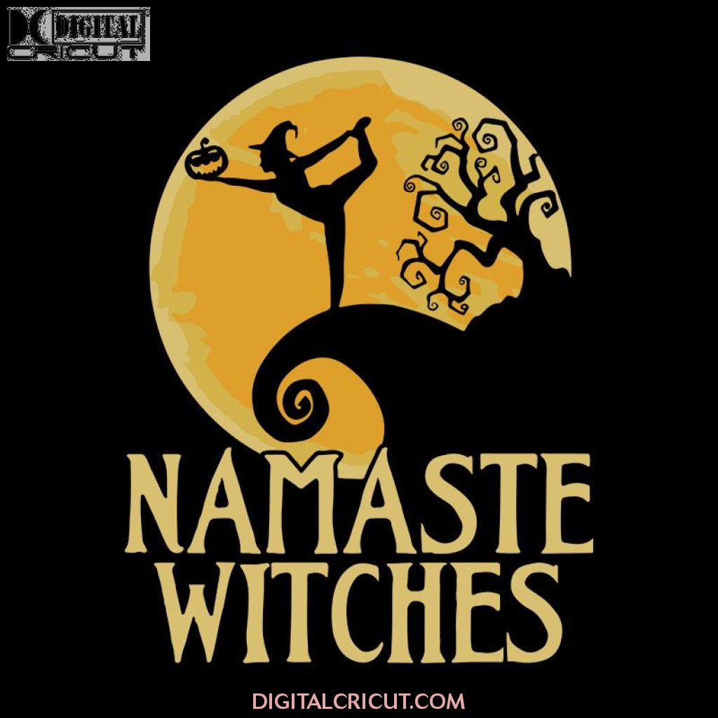 Namaste Witches Yoga Halloween namaste yoga, namaste yoga svg, namaste ...