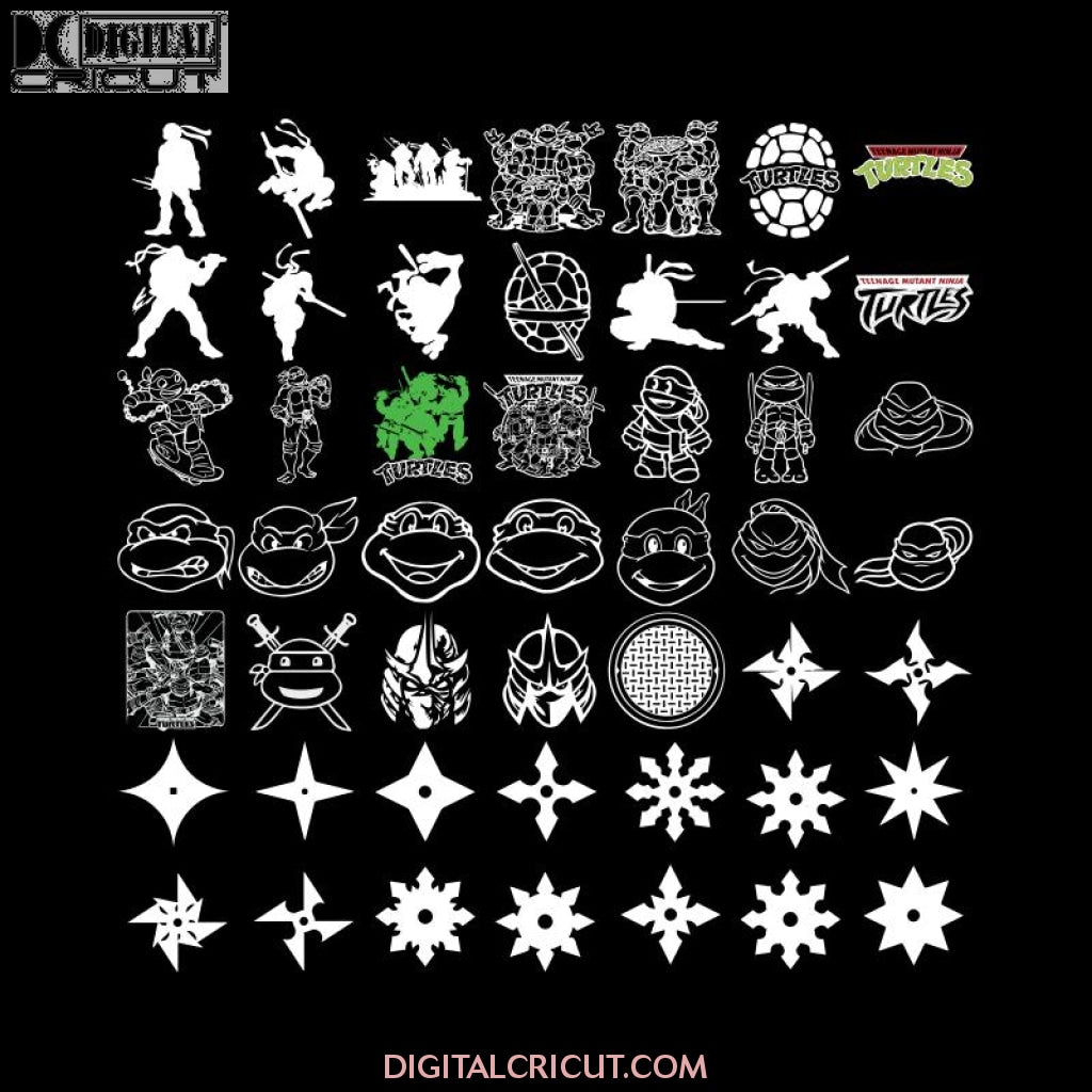 Ninja Turtle Cricut Svg Files Ninja Turtle Face SVG Free, Ninja Turtle