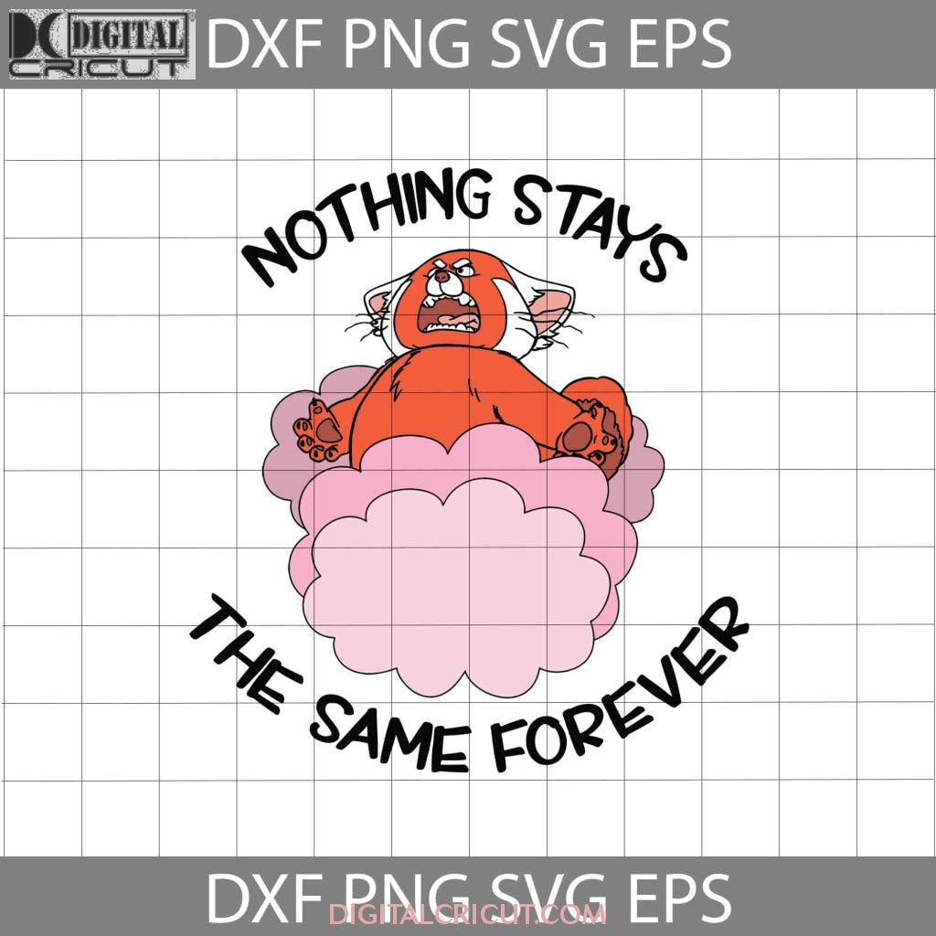 Nothing Stays The Same Forever Svg, Turning Red Svg, Cartoon Svg, Cric ...
