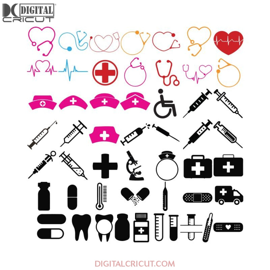 Nurse Svg, Nurse Svg Bundle, Nursing Svg Nurse Cut File, Doctor Svg, C ...