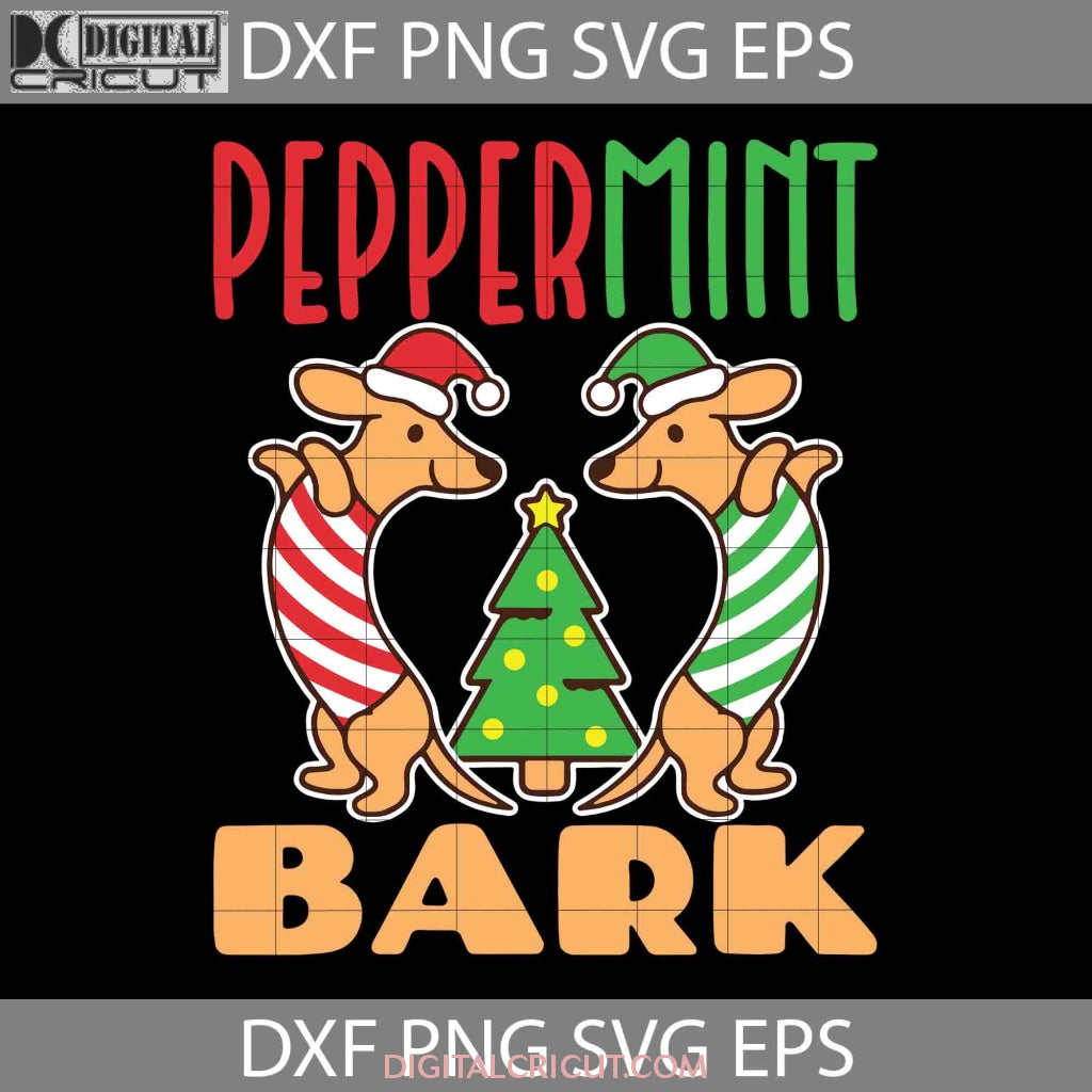 Pepper Mint Bark SVG, Corgi SVG, Christmas Svg, Cricut File, Clipart ...