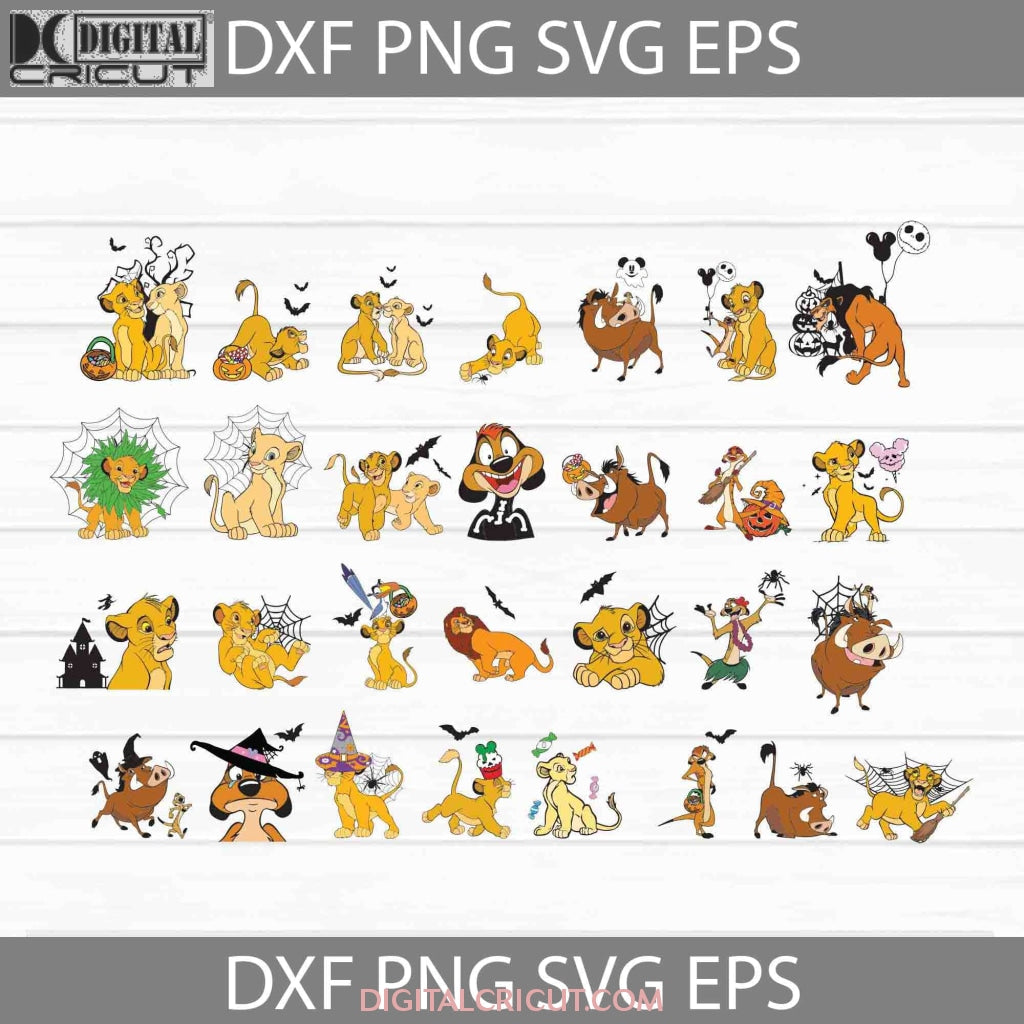 The Lion King Halloween Svg, Simba Svg, Pumba Svg, Halloween svg ...