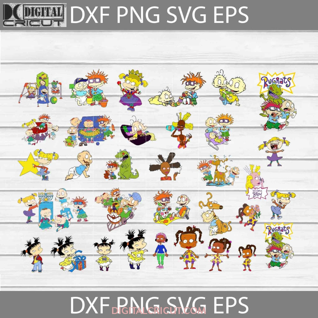 Rugrats Svg, Bundle, Cartoon svg, Bundle, Cricut File, Clipart, Svg, P ...