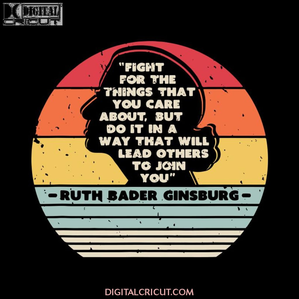 Ruth Bader Ginsburg Svg, Notorious Svg, RBG Svg, Cricut File, Clipart ...