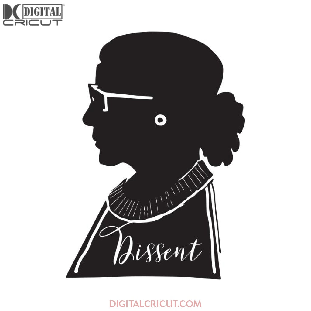 Ruth Bader Ginsburg Svg, Notorious Svg, RBG Svg, Cricut File, Clipart ...
