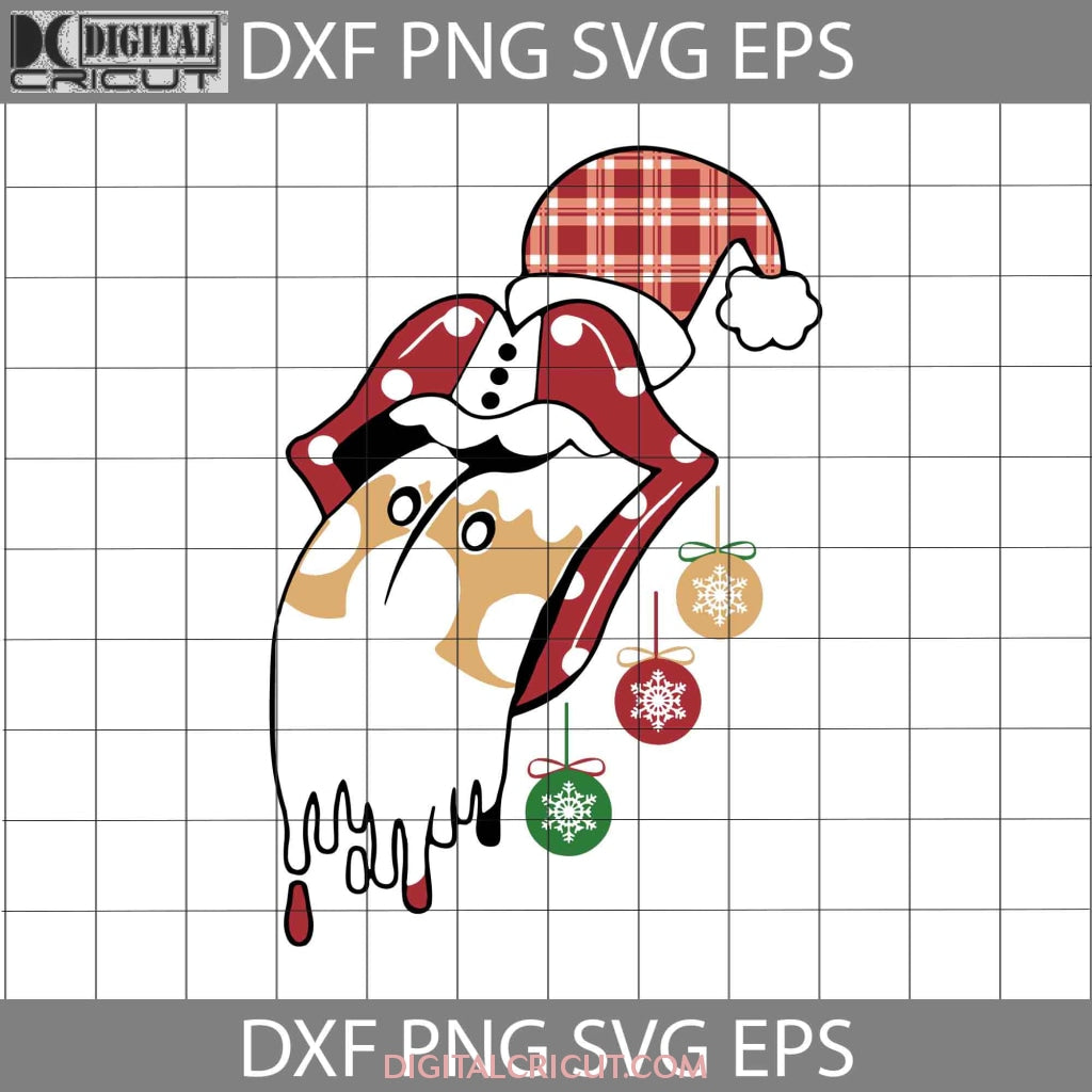 Santa Clause Stones Merry Christmas Svg, Tongue Santa Svg, Christmas S ...