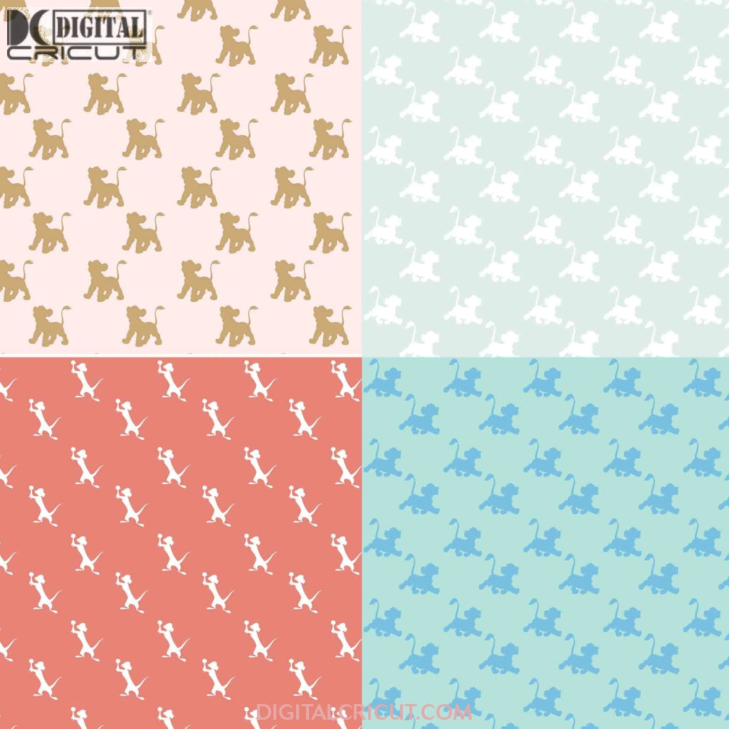 Seamless Patterns, Digital Papers, Scrapbook Papers, Pattern Paper, Ba ...